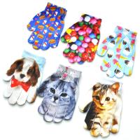 China Custom Touchscreen Kids And Adult Gloves For Sublimation Photo Printing for sale