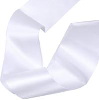 China Customizable Blanks White Satin Sublimation Birthday Sash Bridesmaid Sash Party Shoulder Straps Welcome Belt for sale
