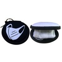 China Multifunctional Compact Sublimation Neoprene Earphone Case For Storing Coins And Masks for sale
