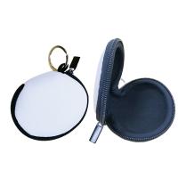 China Multifunctional Compact Sublimation Neoprene Earphone Case For Storing Coins And Masks for sale