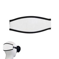 China Blank White Sublimation Soft Neoprene Diving Snorkeling Mask Strap Cover Double Sided Printing for sale