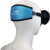 China Blank White Sublimation Soft Neoprene Diving Snorkeling Mask Strap Cover Double Sided Printing for sale