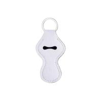 China Sublimatoin Lip Gloss Holder Keychain Diy Photo Printing Neoprene Chapstick Sleeve Lipstick Lip Balm Holder for sale
