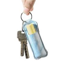 China Sublimatoin Lip Gloss Holder Keychain Diy Photo Printing Neoprene Chapstick Sleeve Lipstick Lip Balm Holder for sale