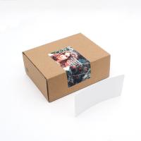 China Custom Blank Sublimation Wine Bottle Sticker For Decoration Sublimation Sticker For Gift Box Creative Gifts DIY Printing for sale