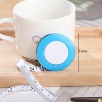 China Personalized 150cm 60 Inch Blank Plastic Sublimation Keychain Tape Measure Portable Retractable Measuring Tape Accurate Markings For Home Office for sale