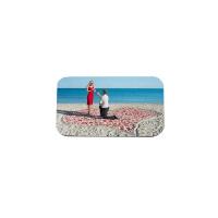 China Diy Photo Printing MDF Wooden Sublimation Name Badge Blanks Custom Magnetic Name Tags for sale