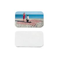 China Diy Photo Printing MDF Wooden Sublimation Name Badge Blanks Custom Magnetic Name Tags for sale