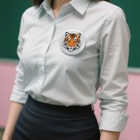 China Personalized Plastic Transparent Round Sublimation Pin Badges Blanks With Printable PET Sheet for sale
