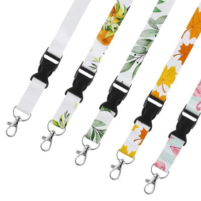 China Blank Sublimation Lanyard With Safety Lock Breakaway Lanyard Custom Lanyards for sale