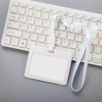 China Plastic Sublimation ID Card Holder Blanks Personalized Sublimation Lanyard Card Holder With Aluminum Sheet for sale