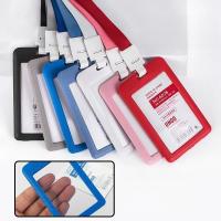 China Plastic Sublimation ID Card Holder Blanks Personalized Sublimation Lanyard Card Holder With Aluminum Sheet for sale
