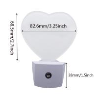 China Acrylic LED Night Light Blanks Light Control Intelligent Sublimation Sensor Night Light For Home Decoration for sale