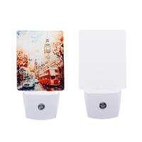China Acrylic LED Night Light Blanks Light Control Intelligent Sublimation Sensor Night Light For Home Decoration for sale