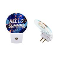China Acrylic LED Night Light Blanks Light Control Intelligent Sublimation Sensor Night Light For Home Decoration for sale