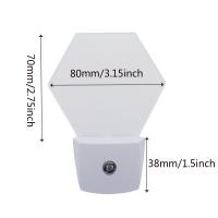 China Acrylic LED Night Light Blanks Light Control Intelligent Sublimation Sensor Night Light For Home Decoration for sale