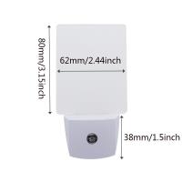 China Acrylic LED Night Light Blanks Light Control Intelligent Sublimation Sensor Night Light For Home Decoration for sale