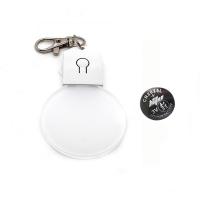 China Custom Acrylic LED Light Up Keyring Blanks Sublimation Light Keychains for sale