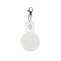 China Custom Acrylic LED Light Up Keyring Blanks Sublimation Light Keychains for sale
