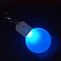 China Custom Acrylic LED Light Up Keyring Blanks Sublimation Light Keychains for sale