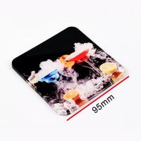 China Personalized Blank Acrylic Photo Coasters For Sublimation for sale