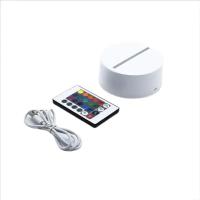 China Sublimation Blank LED Acrylic Night Light Photo Frame Ornament For Home Office for sale