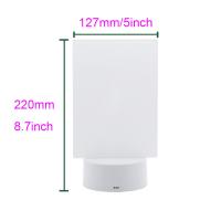 China Sublimation Blank LED Acrylic Night Light Photo Frame Ornament For Home Office for sale