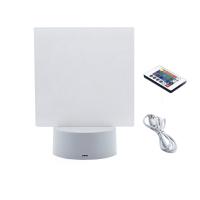 China Sublimation Blank LED Acrylic Night Light Photo Frame Ornament For Home Office for sale