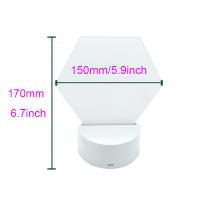China Sublimation Blank LED Acrylic Night Light Photo Frame Ornament For Home Office for sale