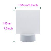 China Sublimation Blank LED Acrylic Night Light Photo Frame Ornament For Home Office for sale