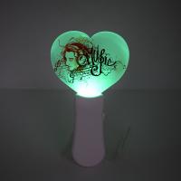 China Creative Sublimation Acrylic LED Cheer Stick Blanks 7 Colors LED Cheer Stick For DIY Photo Printing for sale