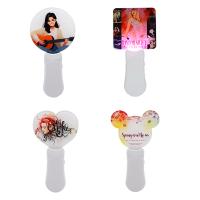 China Creative Sublimation Acrylic LED Cheer Stick Blanks 7 Colors LED Cheer Stick For DIY Photo Printing for sale