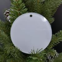 China Sublimation Acrylic Pendant Blank Resin Ornament Blank Christmas Ornaments For Personalization for sale