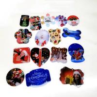 China Sublimation Acrylic Pendant Blank Resin Ornament Blank Christmas Ornaments For Personalization for sale