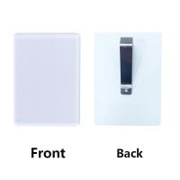 China DIY Printed Sublimation Blank Acrylic Car Photo Clip Custom Car Sunshade Decoration for sale