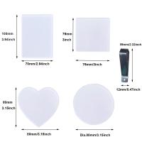 China DIY Printed Sublimation Blank Acrylic Car Photo Clip Custom Car Sunshade Decoration for sale