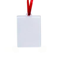 China Sublimation Blank Acrylic Car Hanging Pendant Diy Printing Acrylic Christmas Decoration Blank Acrylic Ornaments for sale