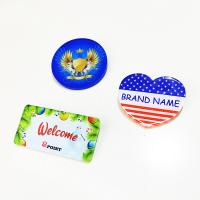China Sublimation Acrylic Badge Blanks With Pin Custom Printing Sublimation Name Tags for sale