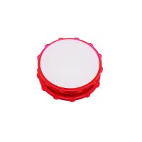 China Portable Double Sided Manual Sublimation Herb Grinder With Printable Acrylic Blanks Plastic Small Spice Grinder With Storage for sale