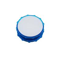 China Portable Double Sided Manual Sublimation Herb Grinder With Printable Acrylic Blanks Plastic Small Spice Grinder With Storage for sale