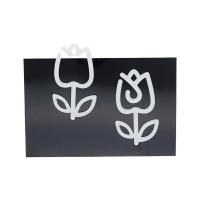 China Creative DIY Printing Blank Acrylic Sublimation Pins Heat Transfer Acrylic Decorative Paper Clips for sale