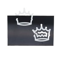 China Creative DIY Printing Blank Acrylic Sublimation Pins Heat Transfer Acrylic Decorative Paper Clips for sale