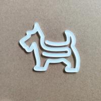 China Creative DIY Printing Blank Acrylic Sublimation Pins Heat Transfer Acrylic Decorative Paper Clips for sale
