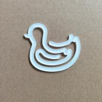China Creative DIY Printing Blank Acrylic Sublimation Pins Heat Transfer Acrylic Decorative Paper Clips for sale