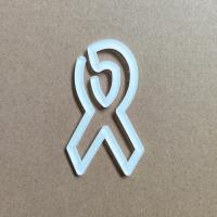 China Creative DIY Printing Blank Acrylic Sublimation Pins Heat Transfer Acrylic Decorative Paper Clips for sale