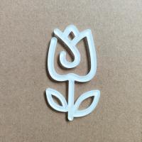 China Creative DIY Printing Blank Acrylic Sublimation Pins Heat Transfer Acrylic Decorative Paper Clips for sale