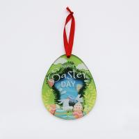 China Sublimation Acrylic Pendant Easter Bunny Egg Single Sided DIY for sale