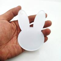 China Sublimation Acrylic Pendant Easter Bunny Egg Single Sided DIY for sale