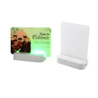 China Rechargeable Batteries RGB LED Acrylic Photo Frame Blanks Sublimation Photo Frames Christmas LED Night Light for sale