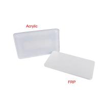 China Blank Rectangle Sublimation Acrylic Badge Custom Sublimation Photo Printing Fridge Magnet For Fridge Decoration Sticker for sale